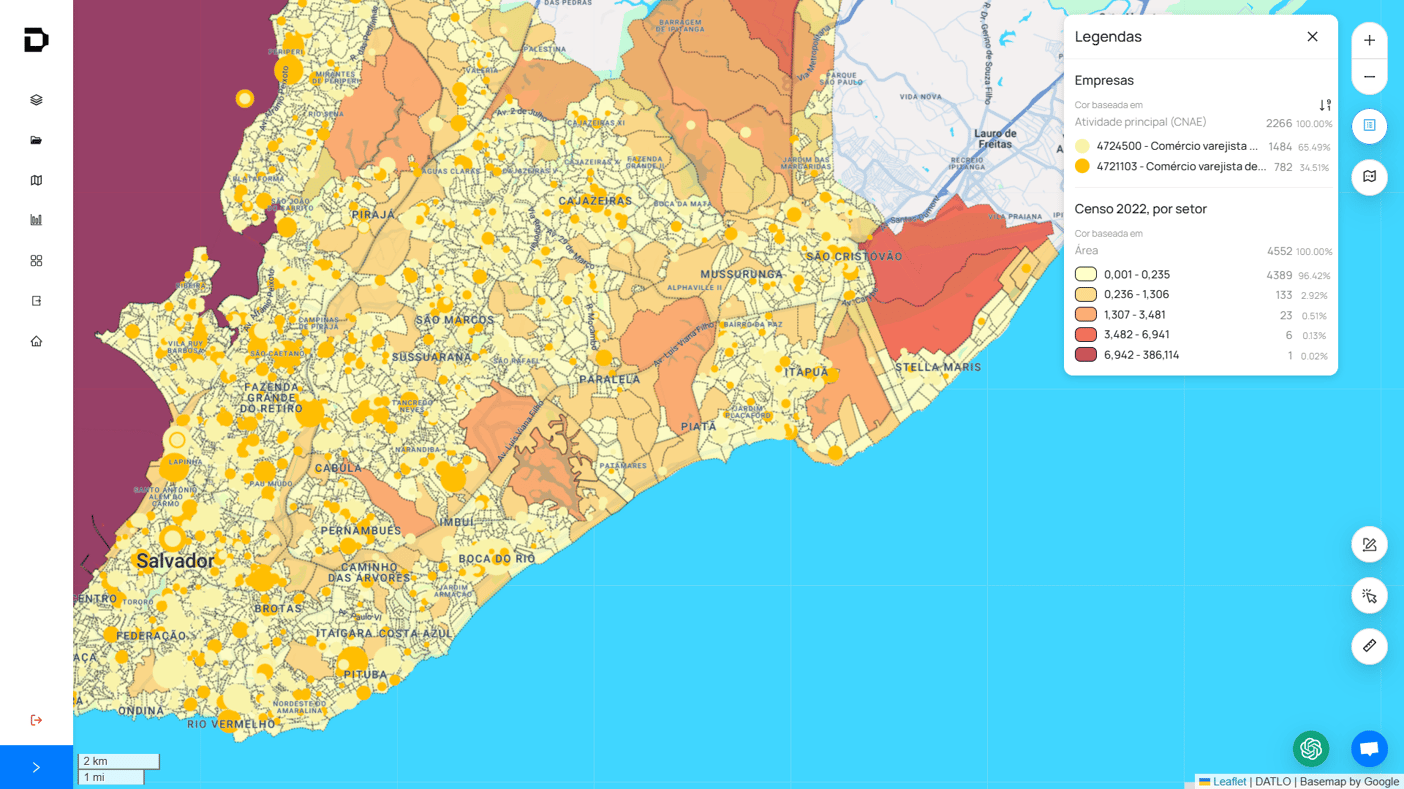 Entenda os mapas de concentração de aquecimento comercial